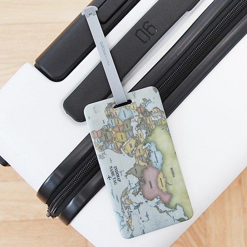 MochiThings: Map Luggage Tag