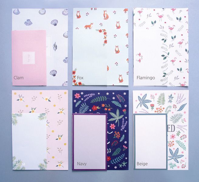 MochiThings: Illustration Message Letter Set
