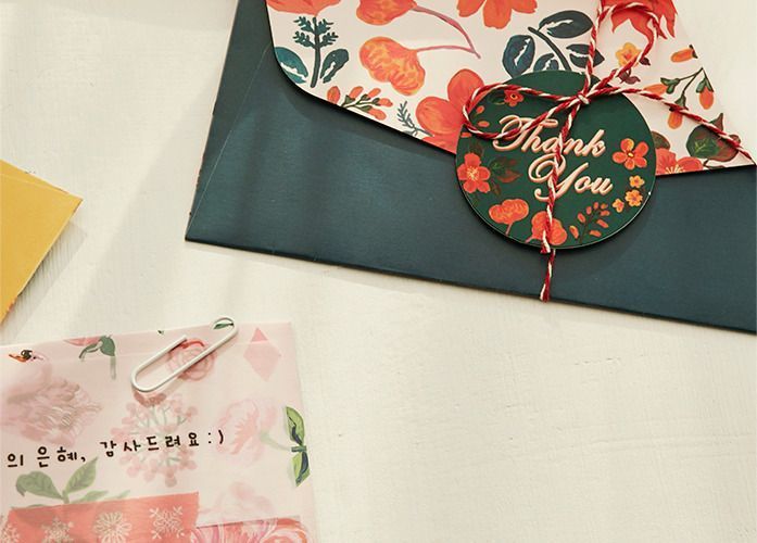 MochiThings: Floral Pattern Gift Envelope Set