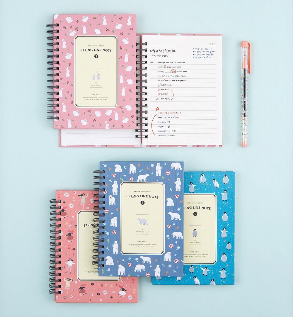 MochiThings: Ardium Spring Lined Notebook