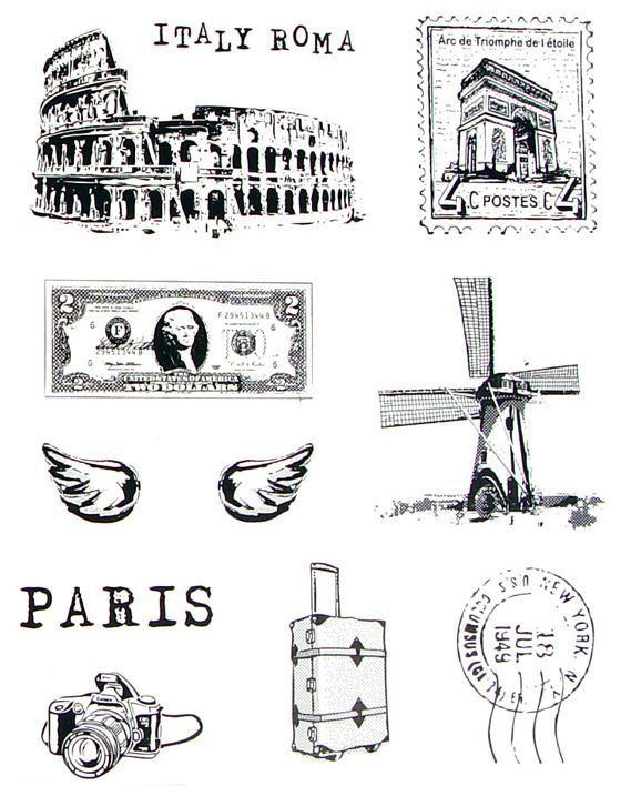 MochiThings: Vintage Stamp Set