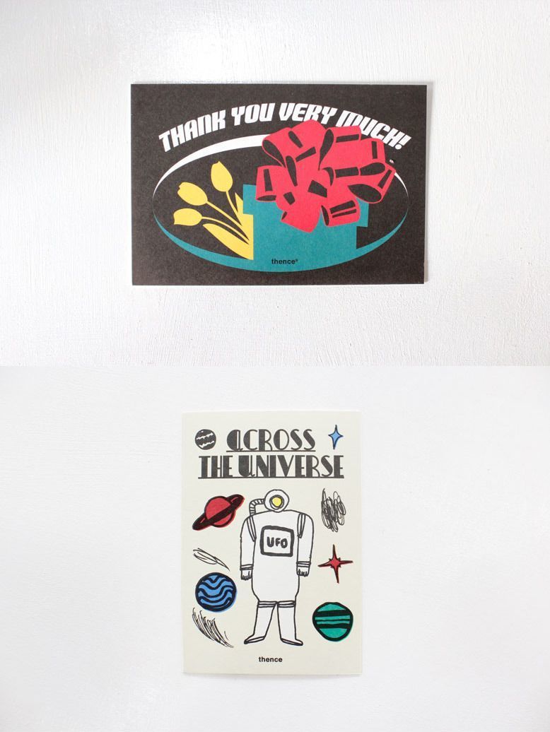 MochiThings: Thence Message Postcard