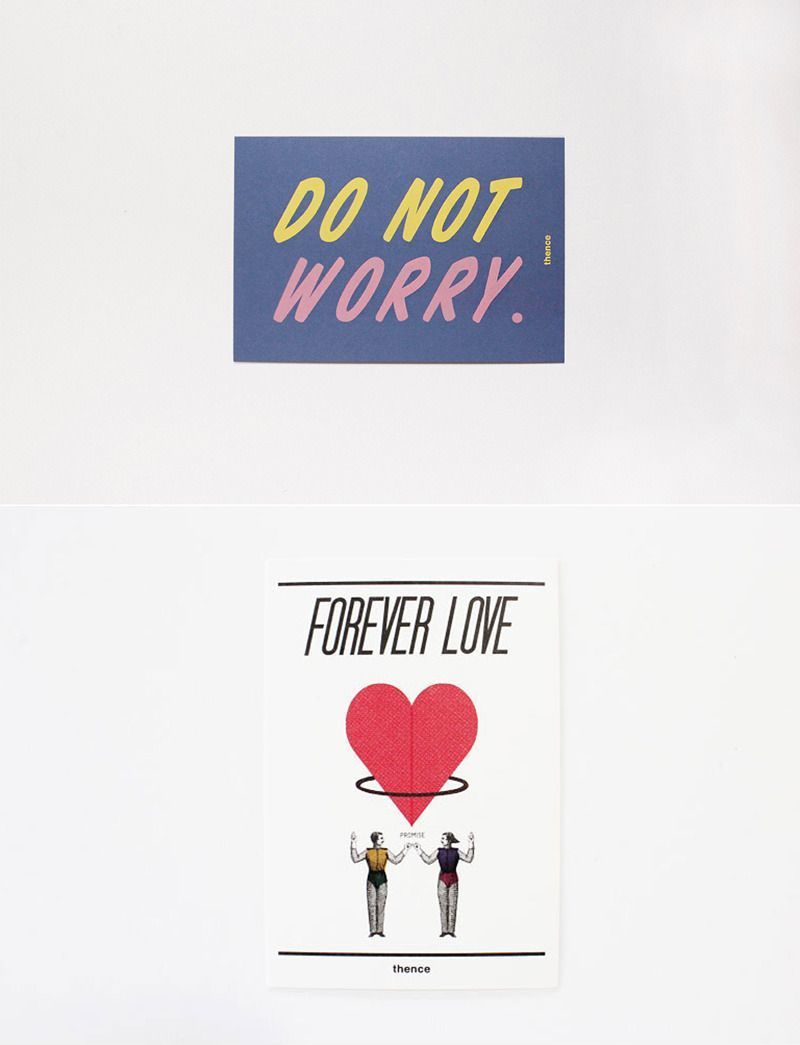 MochiThings: Thence Message Postcard