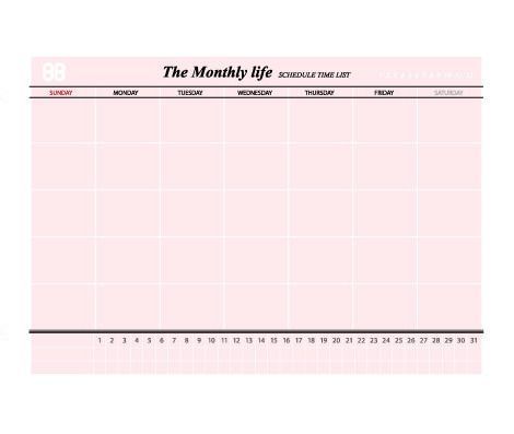 MochiThings: The Monthly Life Schedule Notepad
