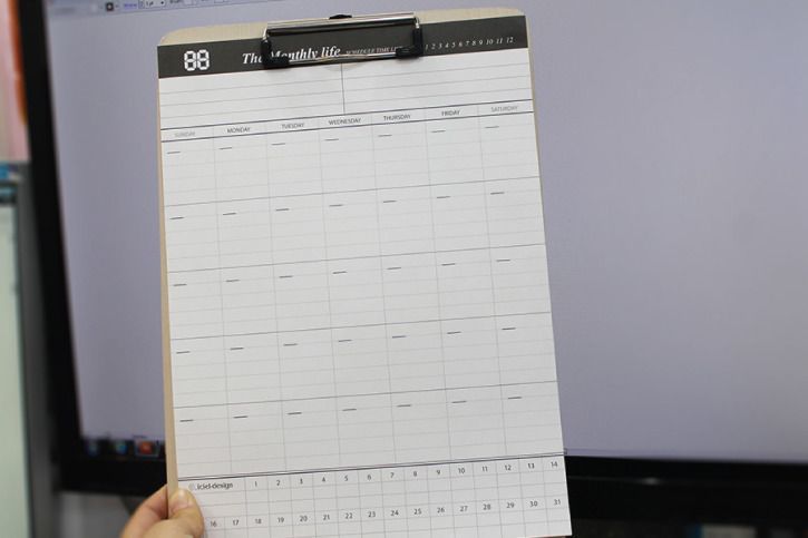 MochiThings: Large The Monthly Life Schedule Notepad