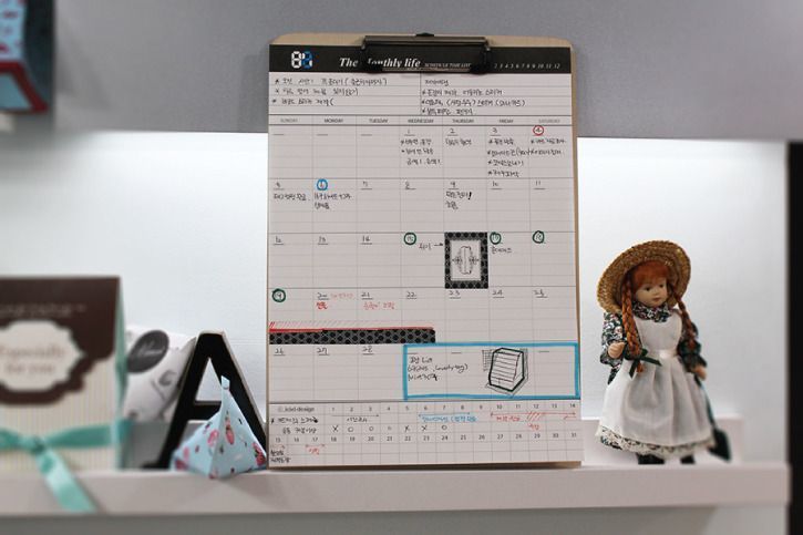 MochiThings: Large The Monthly Life Schedule Notepad