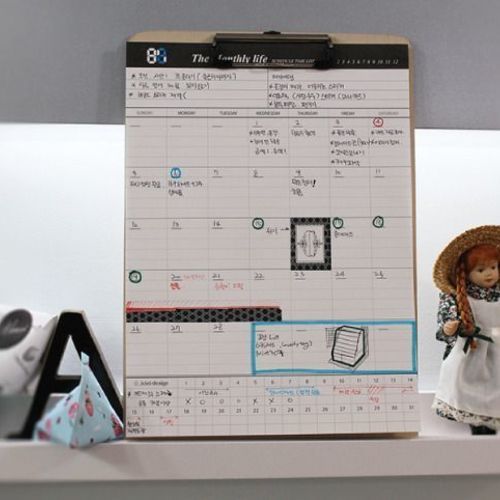 MochiThings: Large The Monthly Life Schedule Notepad