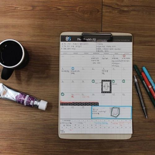 MochiThings: Large The Monthly Life Schedule Notepad