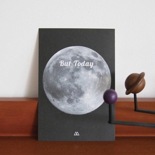 MochiThings: But Today Design Postcard