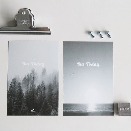 MochiThings: But Today Design Postcard