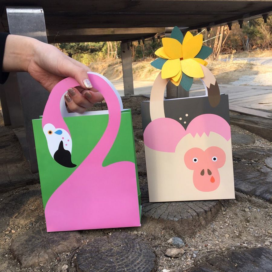 MochiThings: Animal Pattern Paper Bag
