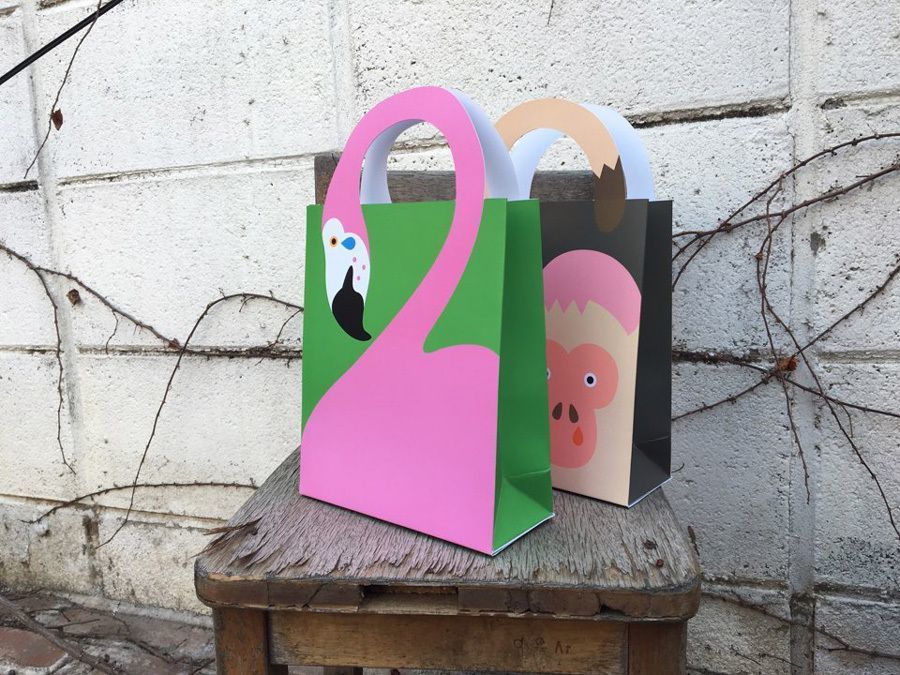 MochiThings: Animal Pattern Paper Bag