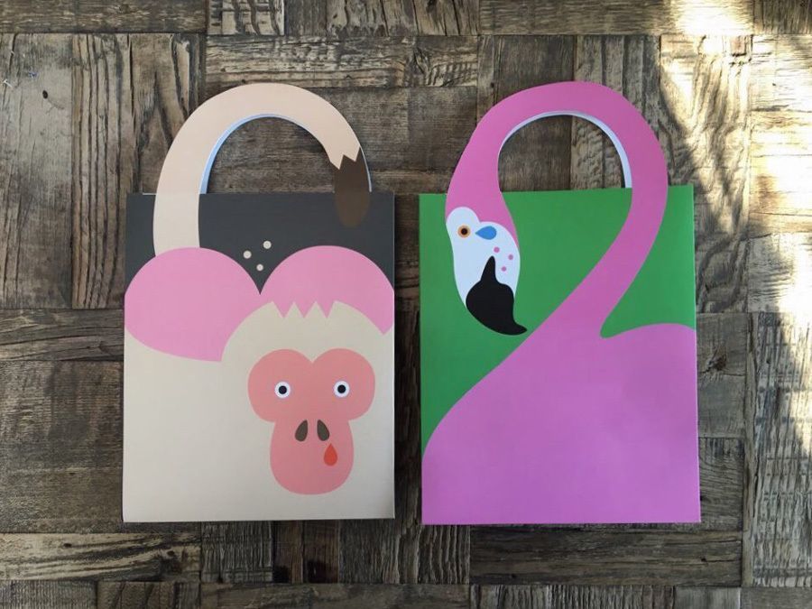 MochiThings: Animal Pattern Paper Bag