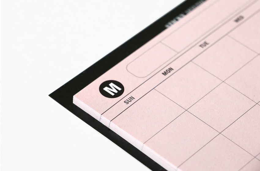 MochiThings: Basic Monthly Schedule Sticky Note