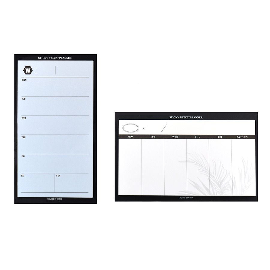 MochiThings: Basic Weekly Schedule Sticky Note