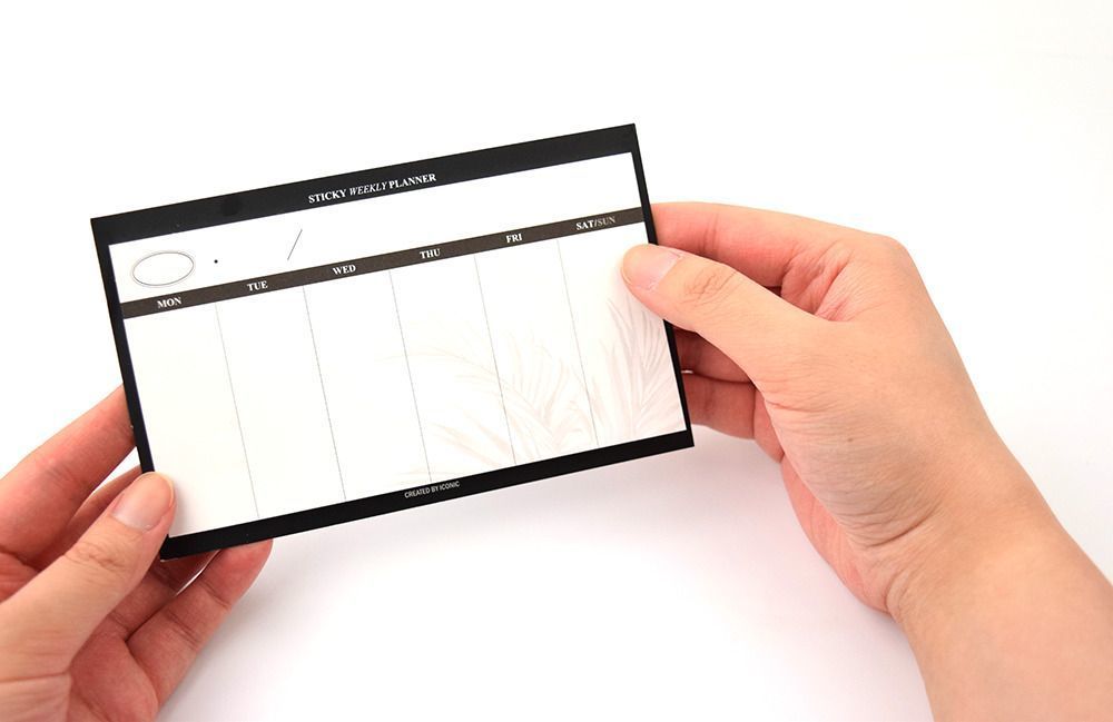 MochiThings: Basic Weekly Schedule Sticky Note