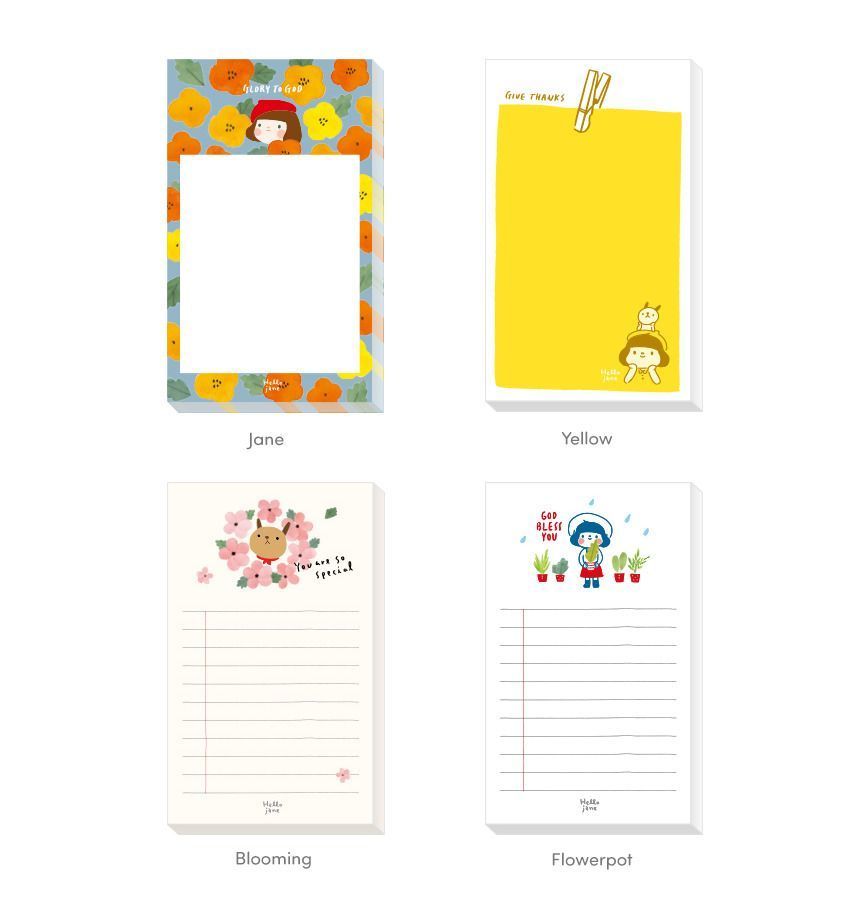 MochiThings: Hello Jane Notepad