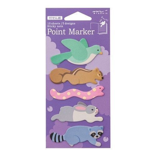 MochiThings: Animal Point Sticky Note Set v2
