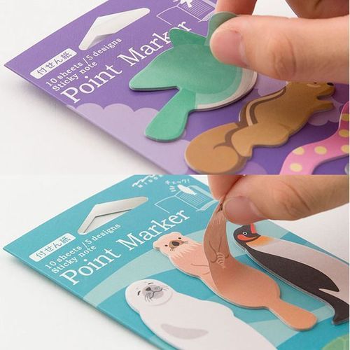 MochiThings: Animal Point Sticky Note Set v2