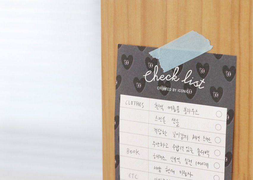 MochiThings: Iconic Pattern Checklist