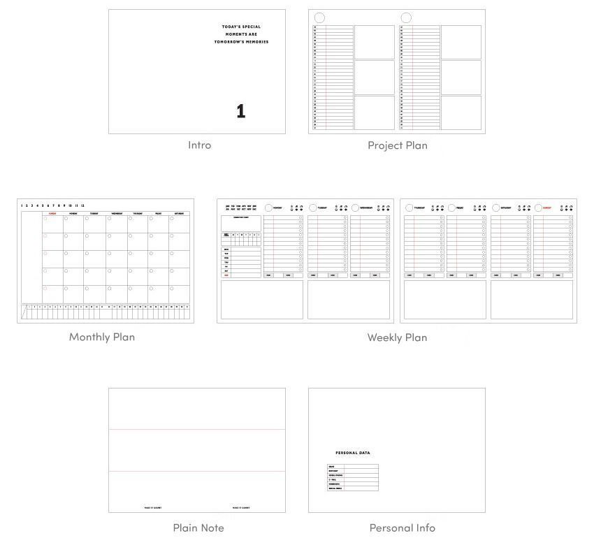 MochiThings: Iconic 3 Month Planner