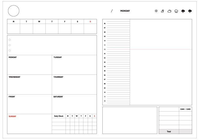 MochiThings: Iconic 1 Month Planner