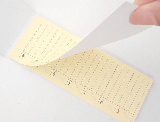MochiThings: Long Schedule Sticky Note