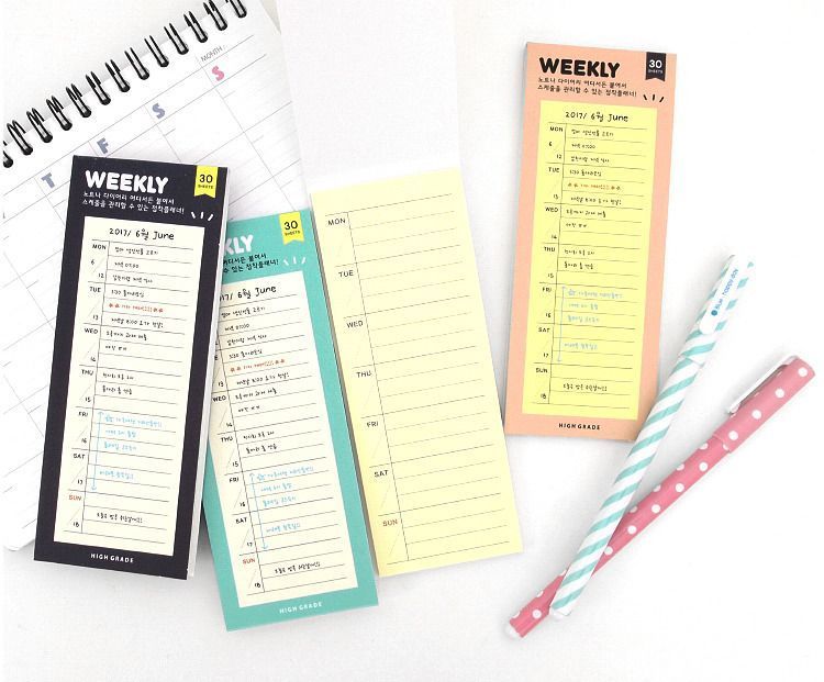 MochiThings: Long Schedule Sticky Note