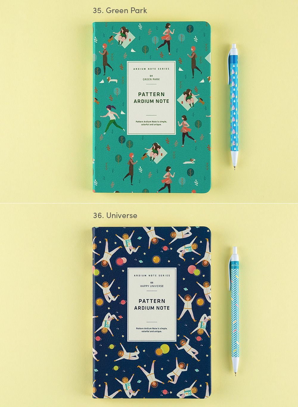 MochiThings: Pattern Ardium Lined Notebook