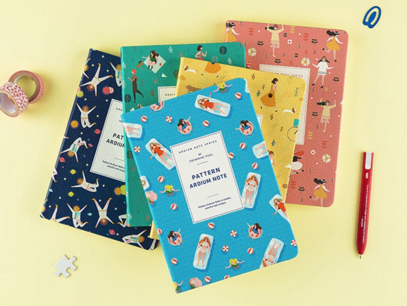 MochiThings: Pattern Ardium Lined Notebook