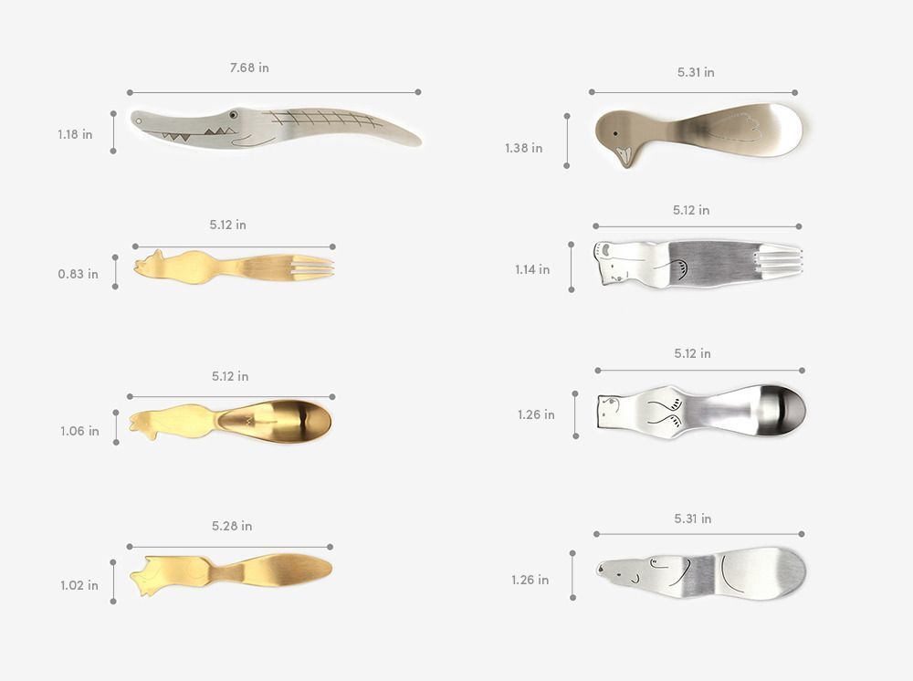 MochiThings: Dailylike Animal Cutlery