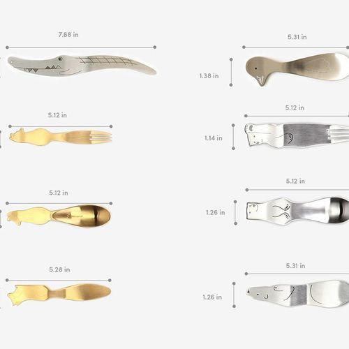MochiThings: Dailylike Animal Cutlery