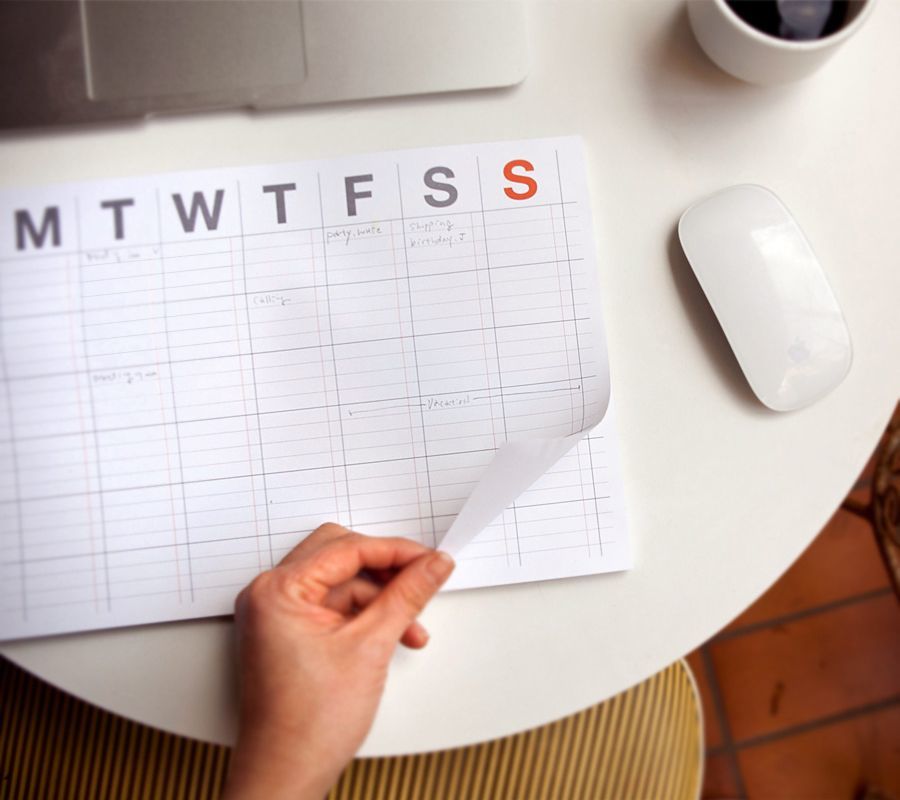 MochiThings: Large Monthly Schedule Sticky Note