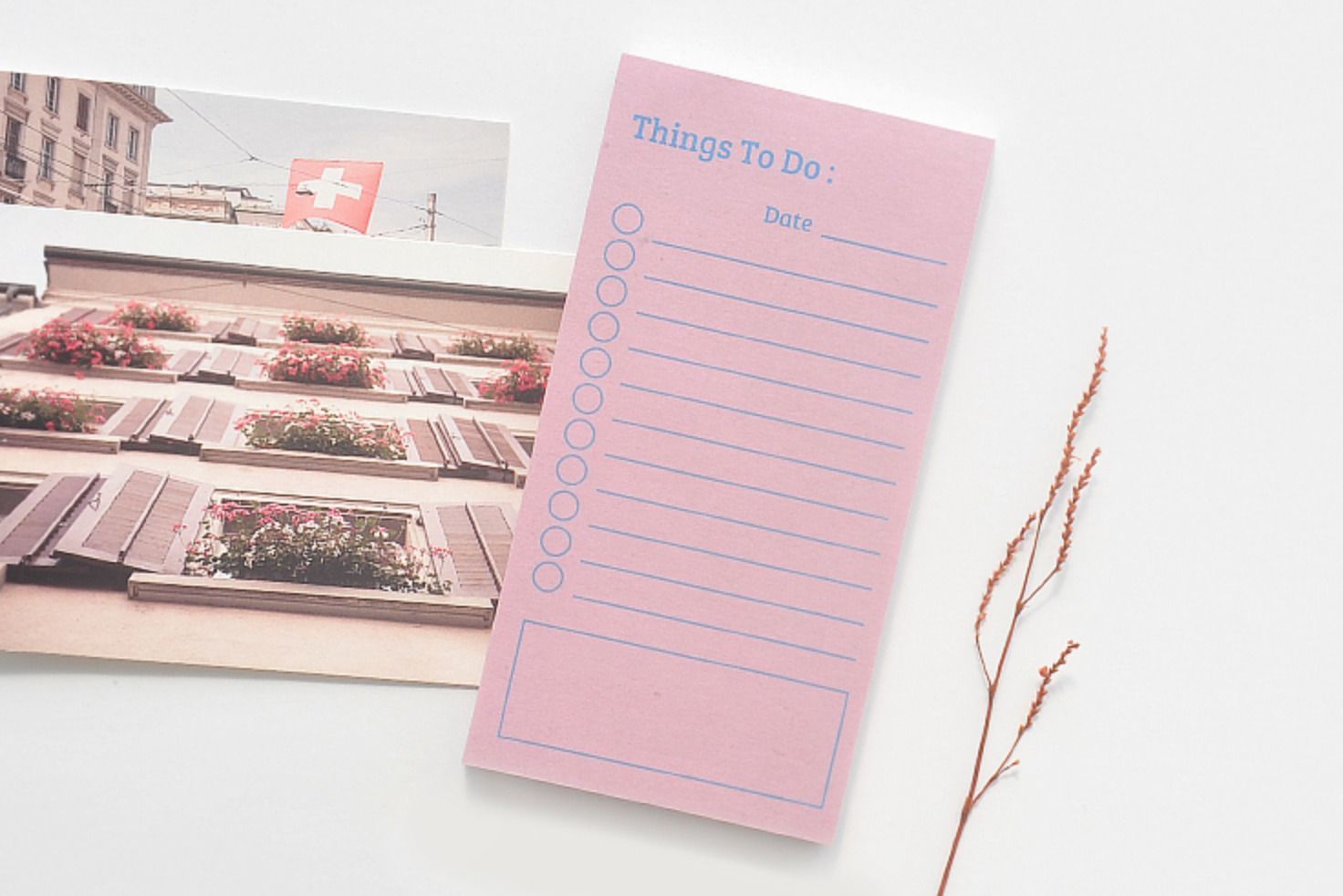 MochiThings: Vintage Schedule Notepad