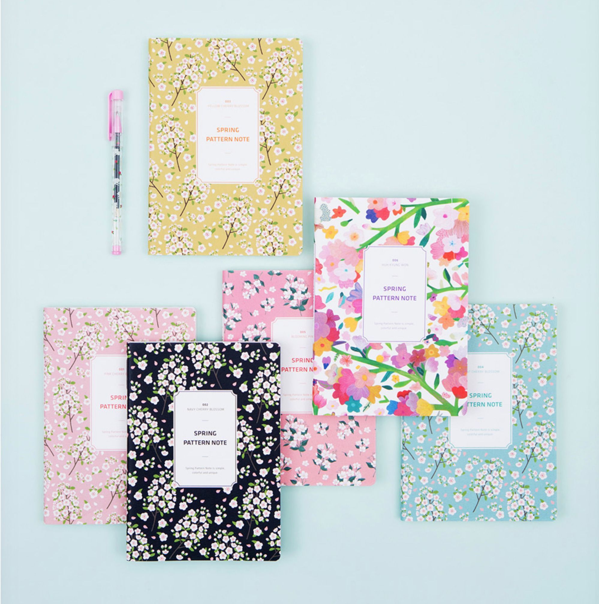 MochiThings: Spring Pattern Lined Notebook