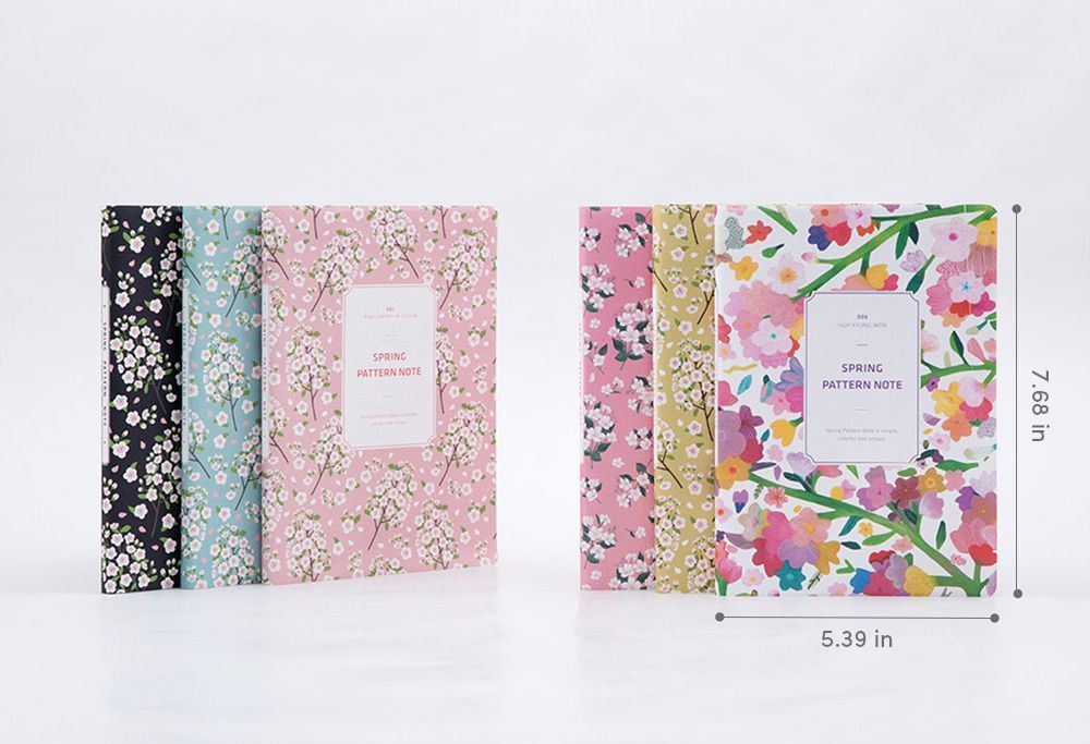 MochiThings: Spring Pattern Lined Notebook