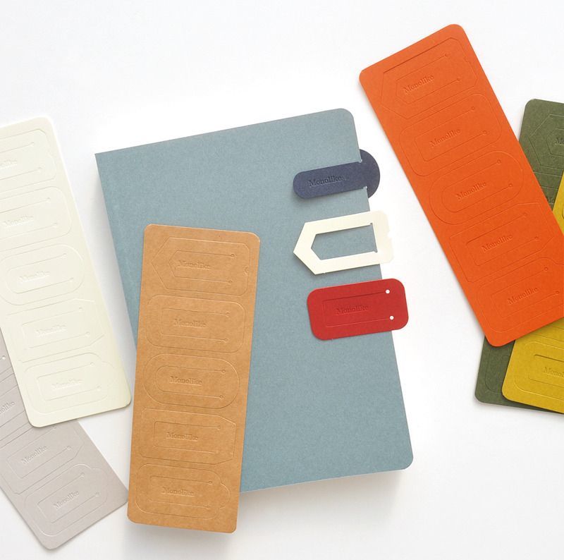 MochiThings: Monolike Paper Bookmark Set