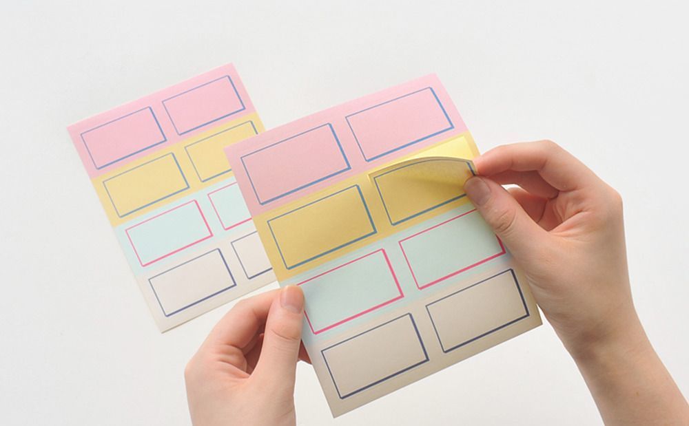 MochiThings: Retro Color Label Sticker Set