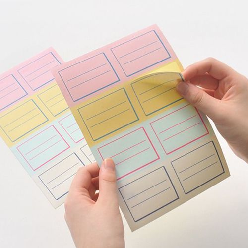 MochiThings: Retro Color Label Sticker Set