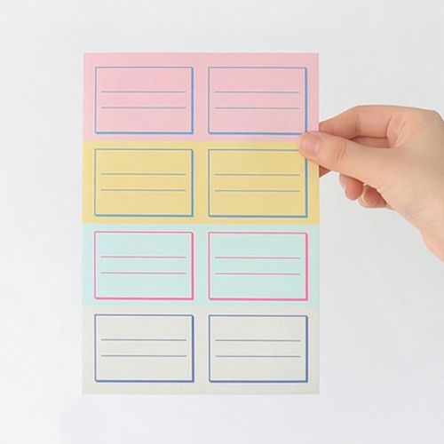 MochiThings: Retro Color Label Sticker Set
