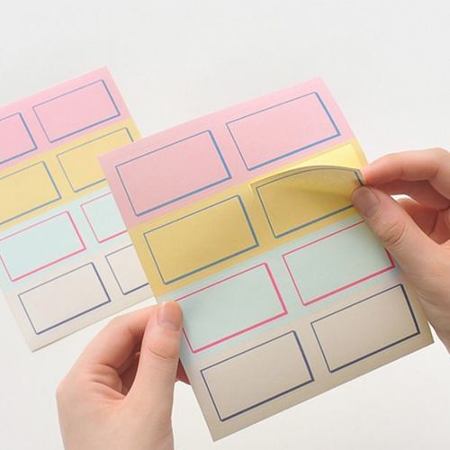 MochiThings: Retro Color Label Sticker Set