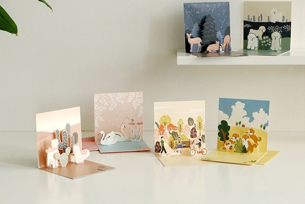 MochiThings: Dailylike Pop Up Card