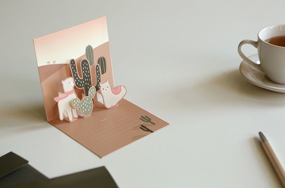 MochiThings: Dailylike Pop Up Card