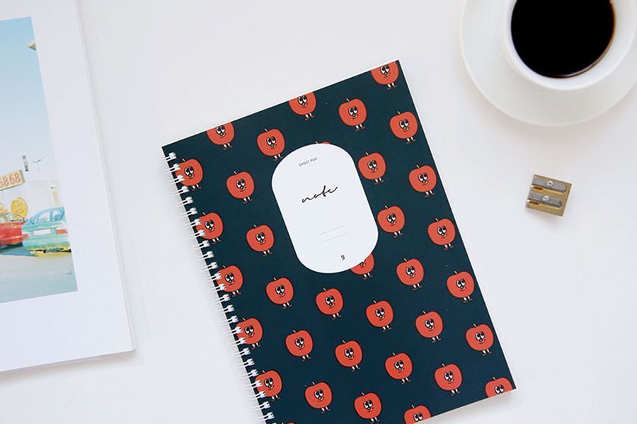 MochiThings: Ghost Pop Spiral Lined Notebook