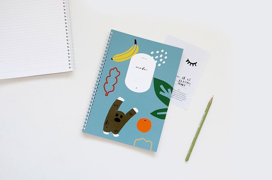 MochiThings: Ghost Pop Spiral Lined Notebook