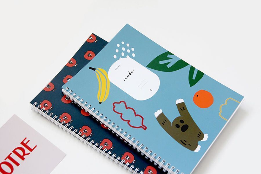 MochiThings: Ghost Pop Spiral Lined Notebook