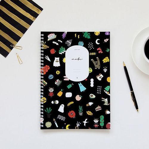 MochiThings: Ghost Pop Spiral Lined Notebook