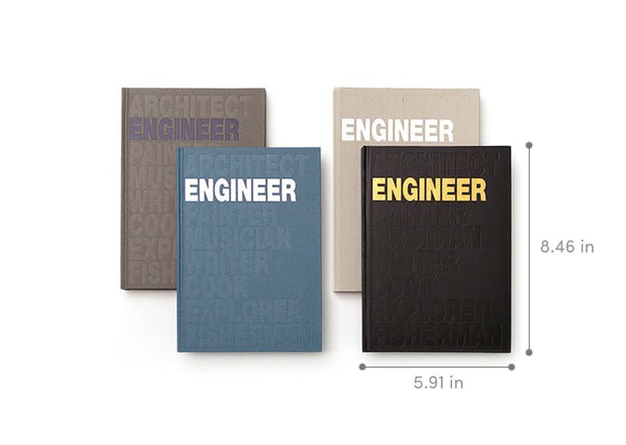 MochiThings: Engineer Hardcover Notebook
