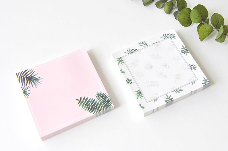 MochiThings: Tropical Leaf Memo Pad Set