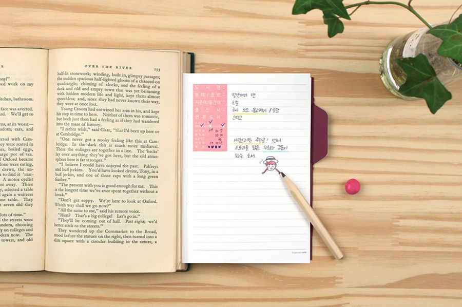 MochiThings: Folding Bookmark Notebook